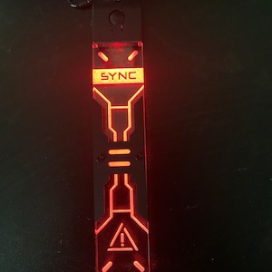 Custom Name Tag Logo / Text Mirror ID Card Carabiner Keychain ...