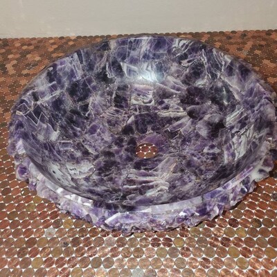 Amethyst Geode Sink - Etsy