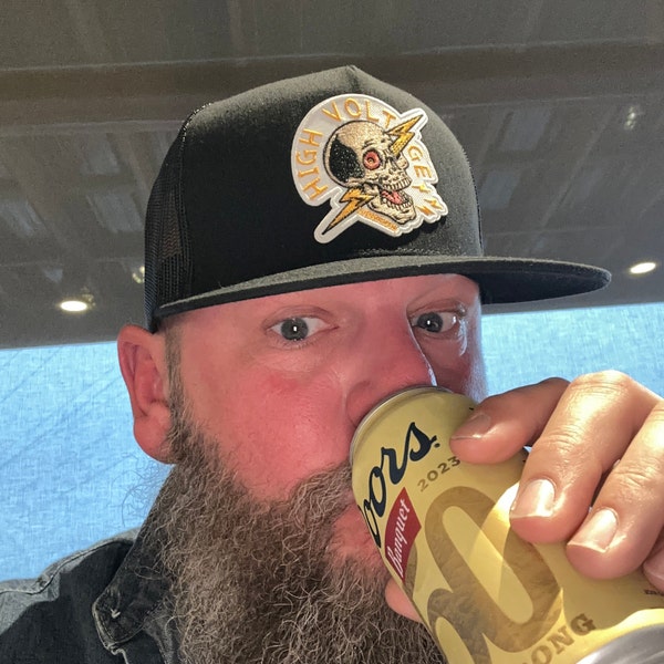 High Voltage Skull HAT (9 Colors)- Lineman Hat - Blue Collar Worker - Patch - Lineman Patches - Etsy