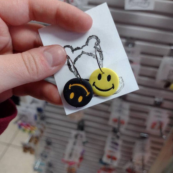 Smiley Face Cutter | Emoji Clay Cutter | Cutter for Polymer Clay - Etsy