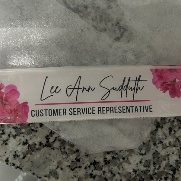 Office Desk Name Plate Personalized, Custom Name Plates for Desk ...