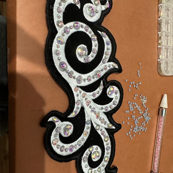 Irish Dance Card Clip - Clear Swarovski Crystals - Etsy