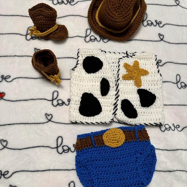 CROCHET PATTERN Baby Construction Outfit, Baby Work Boots, Pattern 0-9 ...