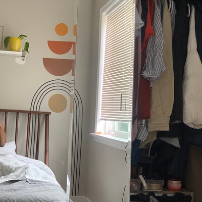 Boho Colorblock Wall Decals Removable Wall Stickers, Abstract Modern ...