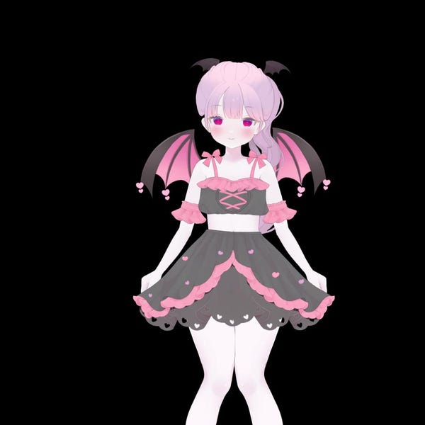 Animated Chat Box Cute Twitch Overlay With Adorable Purple Love Angel ...