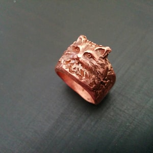 Unisex Medieval-renaissance Ring Handmade at Your Size in Goldbronze or ...