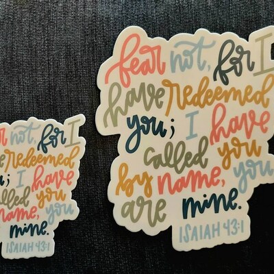 Faith Stickers Christian Stickers Waterproof Vinyl Decals About Jesus ...