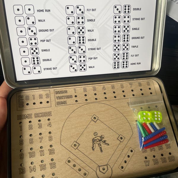Baseball - Travel Game - Etsy