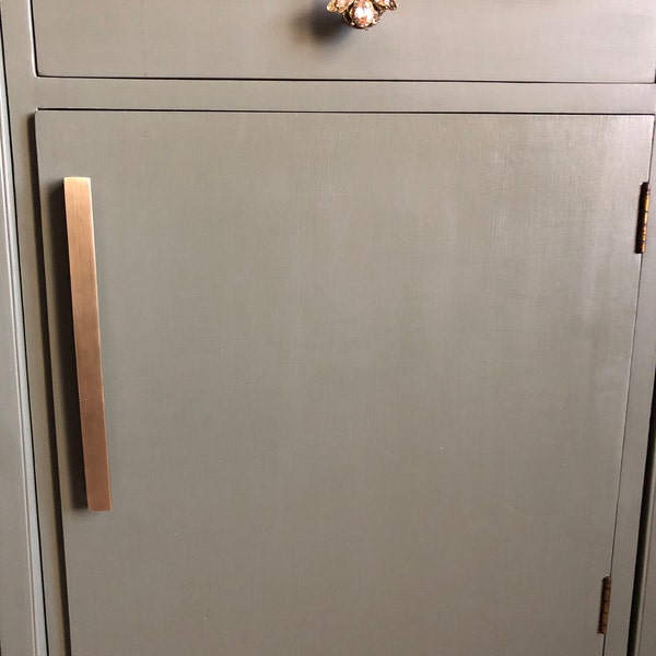 L Shaped Solid Brass Kitchen Drawer Handles. This Style is Available in ...