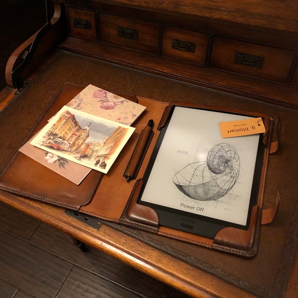 Onyx Boox Note 2 Leather Case. Onyx Boox Leather Cover. Boox Nova ...