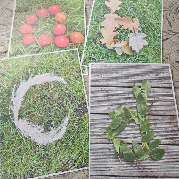 Lowercase Nature Alphabet Cards Printable Digital Download Natural ...