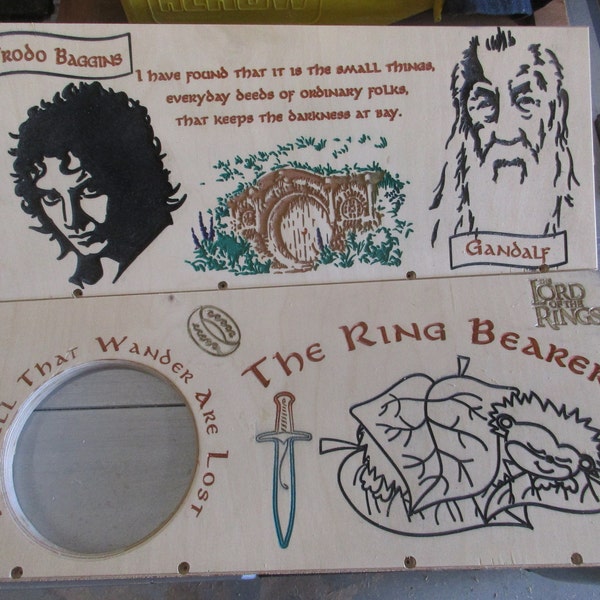 Hobbit Menu Vector/ Frodo Gandalf Vector Design SVG/ Lord of the Rings ...