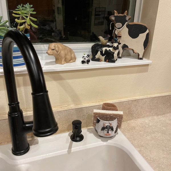 Cow Sponge Holder. Mootilda is Her Name and Holding Your Sponge is Her ...