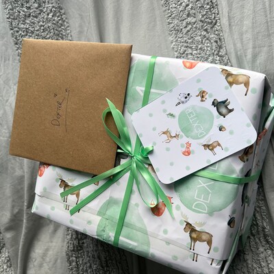 Personalised Rainbow Birthday Wrapping Paper Rainbow Wrap - Etsy