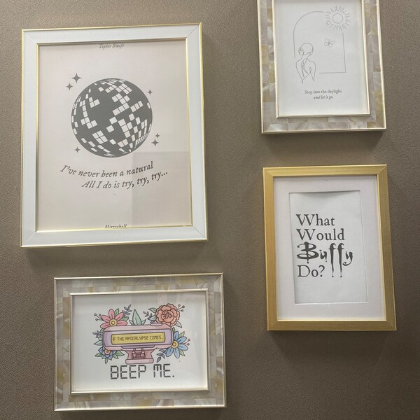 Buffy the Vampire Slayer Printable Wall Art - Black and White ...