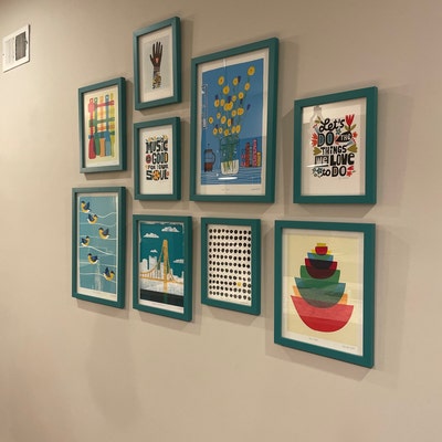 Screenprint Winter Cardinal Art Print Silkscreen Wall Art - Etsy