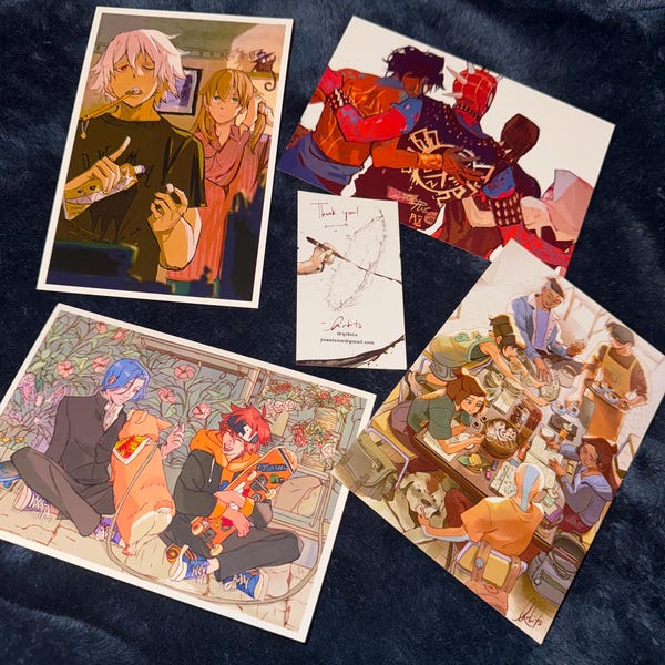 Comfy Anime Prints (dunmeshi, Haikyuu, Sk8, Spiderverse, Etc) - Etsy