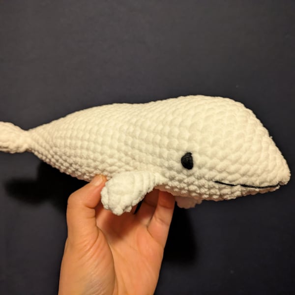 PATTERN: Bianca the Beluga Whale Pattern - Amigurumi Beluga Pattern ...