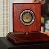 Military Challenge Coin Rotating Display - Natural Woods - Perfect for ...
