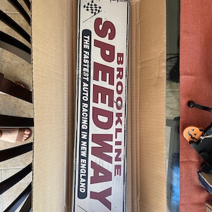 Custom Speedway Wood Sign, Race Theme Decorations, Custom Speedway ...