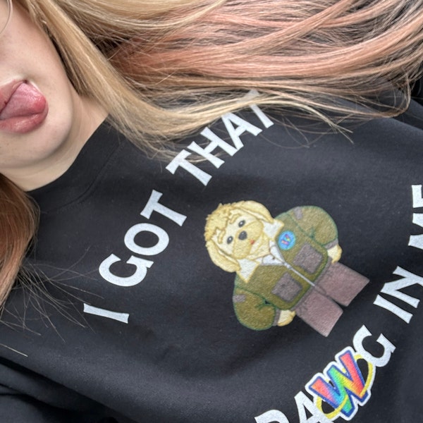I Got That Dawg in Me Webkinz Curio Shop Arte Facts Crewneck, Gift for ...
