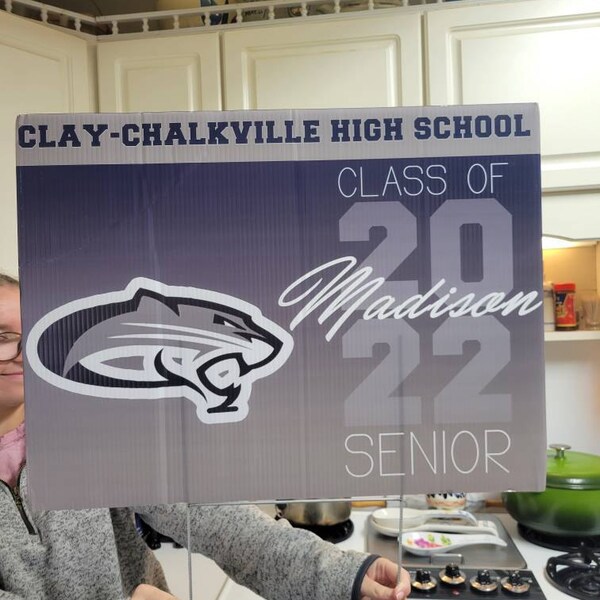 Customizable High School Senior Yard Sign | Class of 2026 Graduation ...