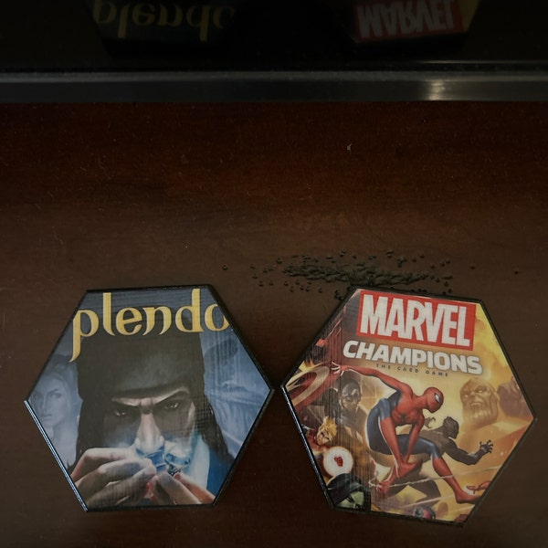 Board Games Drink Coasters games S-Z, Wood Coasters Geek Coasters Hex ...