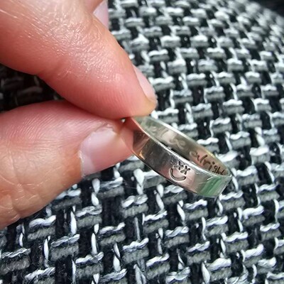 Long Rectangle Ring, 925 Sterling Silver Rectangle Ring, Square Ring ...