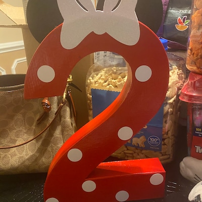 Minnie Mouse Stand up Number-cake Smash-twodles-twoodles-birthday Party ...