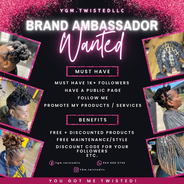 Ambassador Flyer Template, Brand Ambassador Flyer Template, Social ...