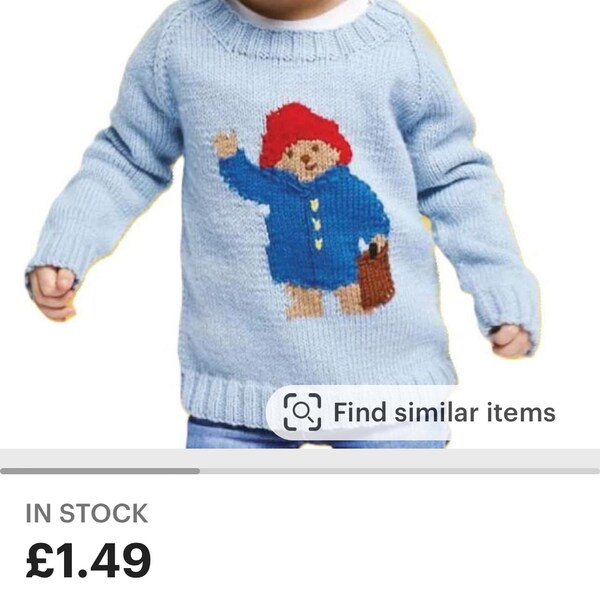 PDF Knitting Pattern Child's Fab Rocket Ship and Stars Sweater 2-3, 4-5 ...