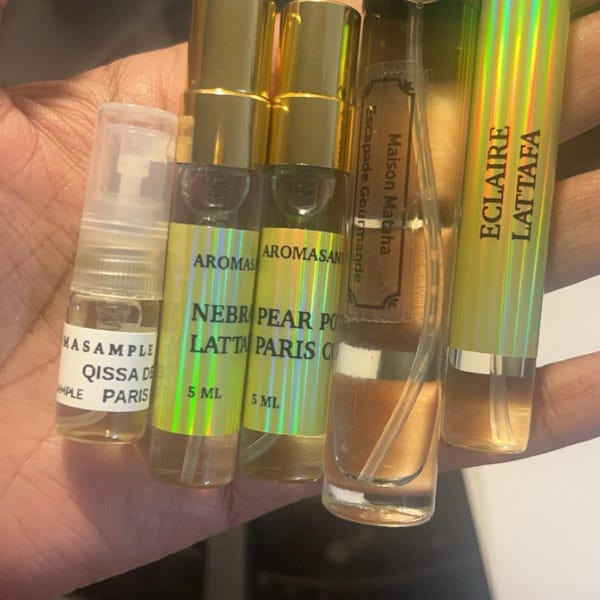 Lattafa Nebras Perfume SAMPLE in a Quality GLASS Atomizer 2ml, 3ml, 5 Ml, 10 Ml Middle Eastern ...