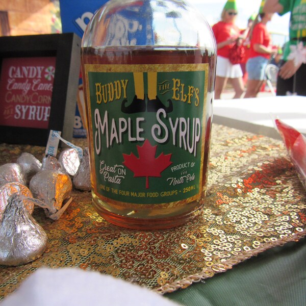 BUDDY the Elf's SYRUP BOTTLE Decoration (1)fill Yourself - Syrup Not ...