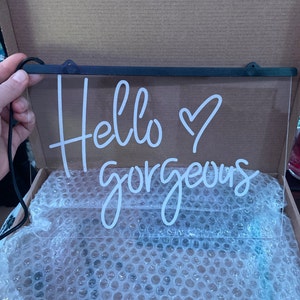 On Air LED Neon Light up Sign Hanging Wall Illuminated Display for ...