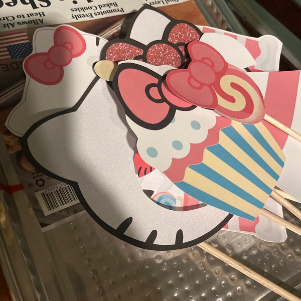 Cute Kitty Photo Booth Props, Cute Kitty Party, Cute Kitty Photo Booth ...