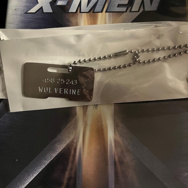 Wolverine Canadian Military Dog Tag - Screen Accurate - Etsy