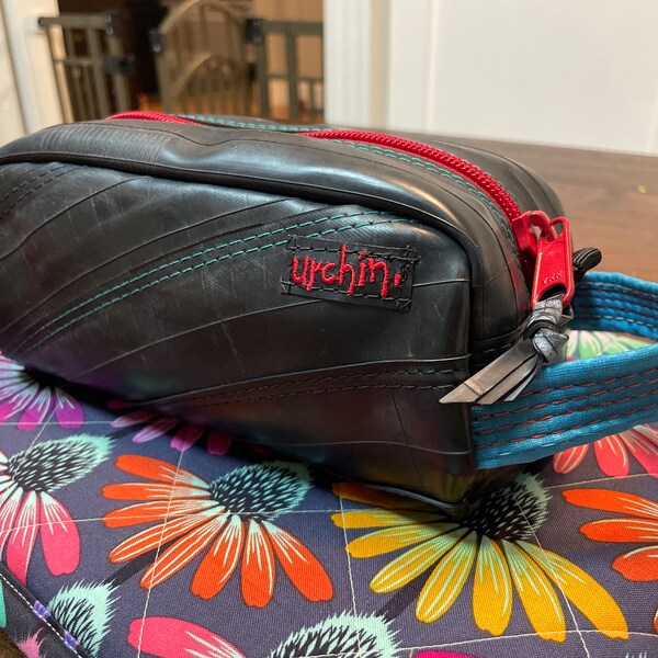 Bike Tube Wallet Black Billfold Wallet Mens Vegan Wallet Bi-fold Wallet Vegan Friendly Recycled ...