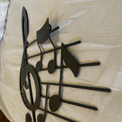 Metal Musical Note Wall Décor. Elegant Wall Décor - Etsy