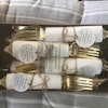 24CT Disposable Heirloom Chateau Utensil Collection. Plastic Wedding ...