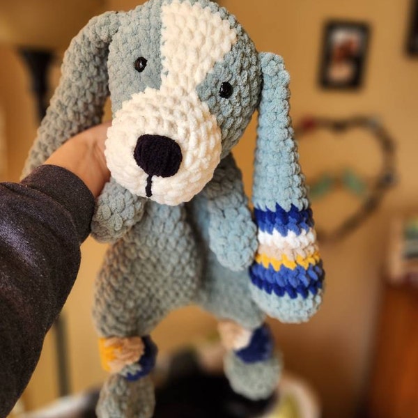 Hunley Hound + Teacup Pup Pattern | Knotted Dog Lovey - Etsy