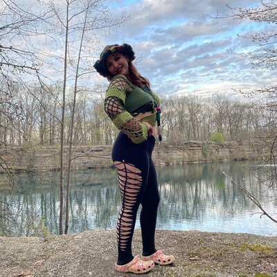 Free Form Crochet Top amora - Etsy