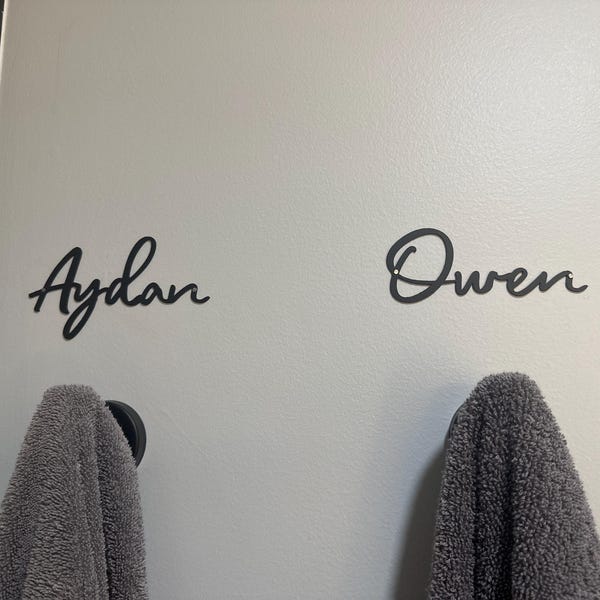 Small Metal Names Entry Decor Name Tree Hall Small Names Entry ...