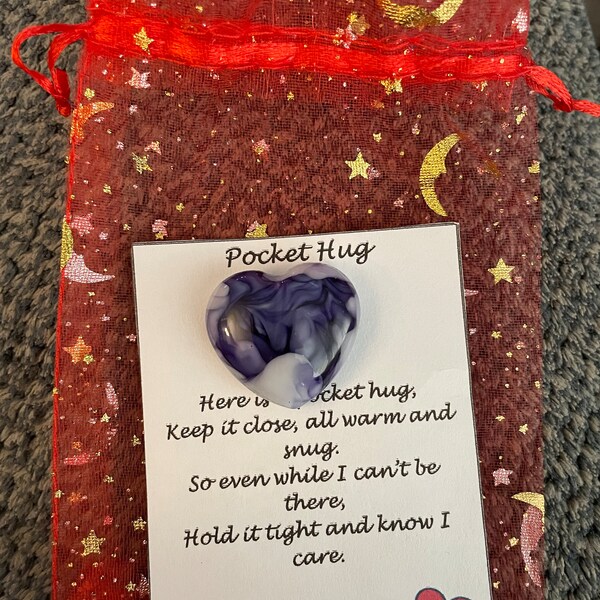 Pocket Hug, Heart Token for Mother's Day, World's Okayest Mom - Etsy