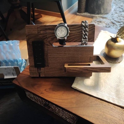 Cell Phone Charging Station Wood Charging Station Wood - Etsy