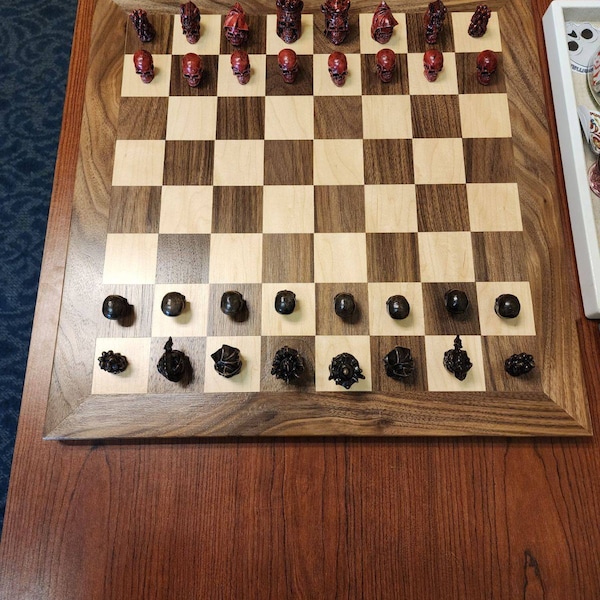Made to Order Chess Set, British Birds, Similar to the Set in Blade ...