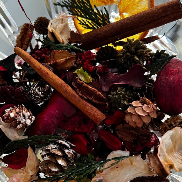 Sparkling Gold Potpourri Bowl Filler. Holiday Classic 15 Small Glitter ...