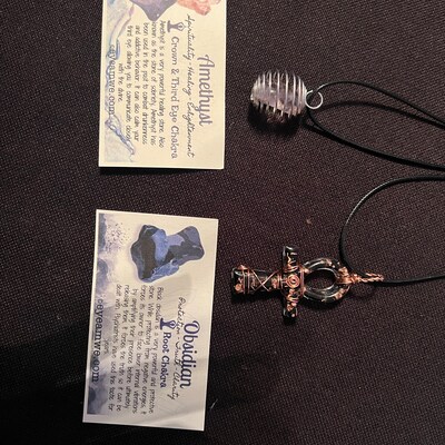 Black Obsidian Ankh/protection - Etsy