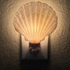 DEEP SCALLOP Sea Shell NIGHTLIGHT - Etsy