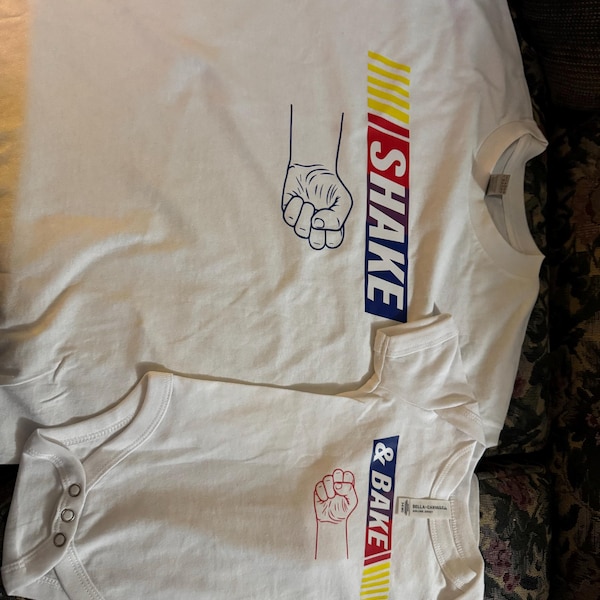 Shake and Bake Father and Son Shirt, Pit Crew Talladega Nights Tee ...