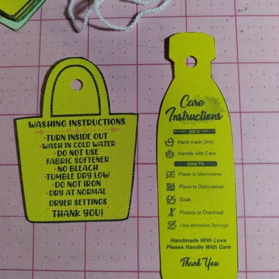 Iron on Heat Transfer 2 Instructions Card Vinyl Transfer - Etsy